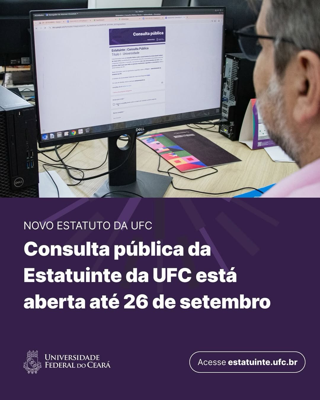 DEMOCRACIA UNIVERSITÁRIA – Está aberta a consulta pública para a ...